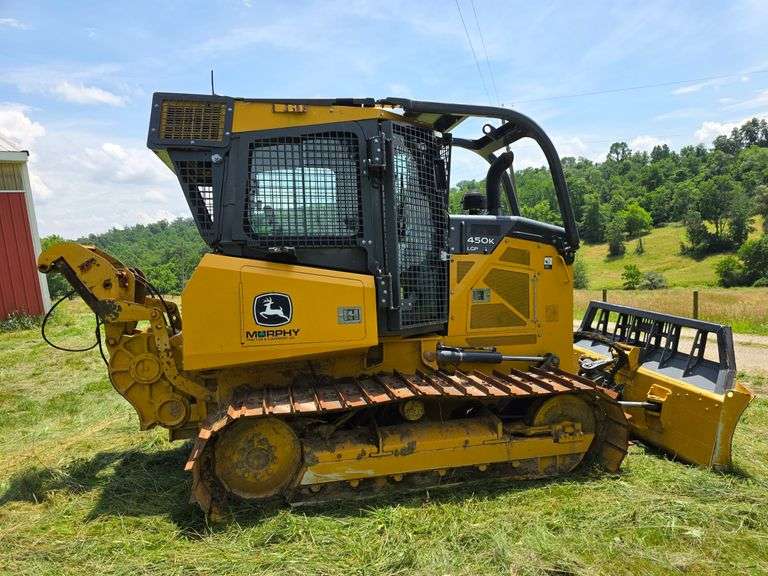 2017 John Deere LP 450K Dozer w/ forestry package & winch 865 hrs ...