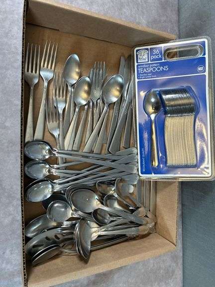 ASSORTED FLATWARE - Kaufman Realty & Auctions