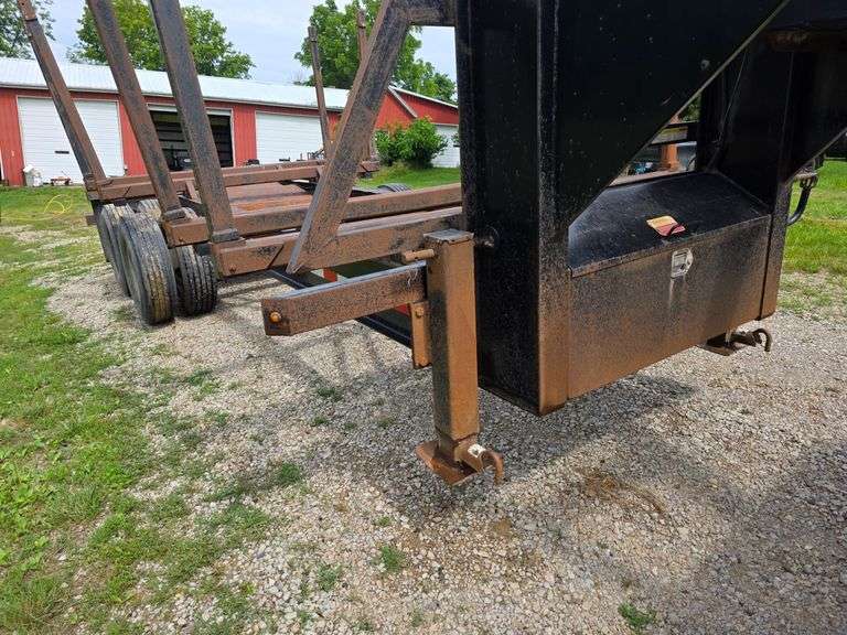 2019 18ft Suretrac Tandem Axle Gooseneck Log Trailer 22,500 GVW Has ...