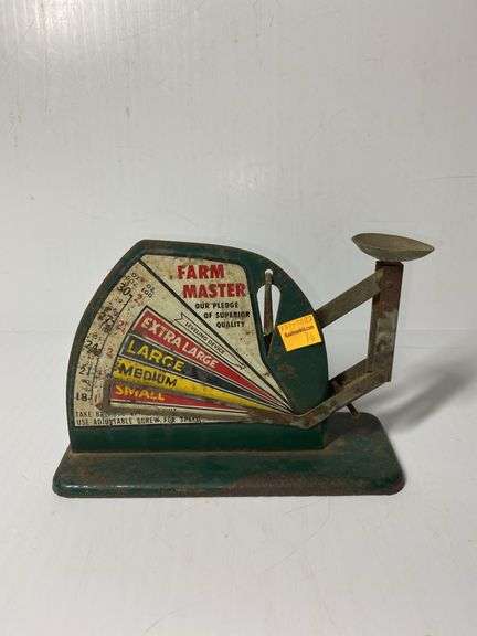 Antique Farm Master Egg Scale - Kaufman Realty & Auctions