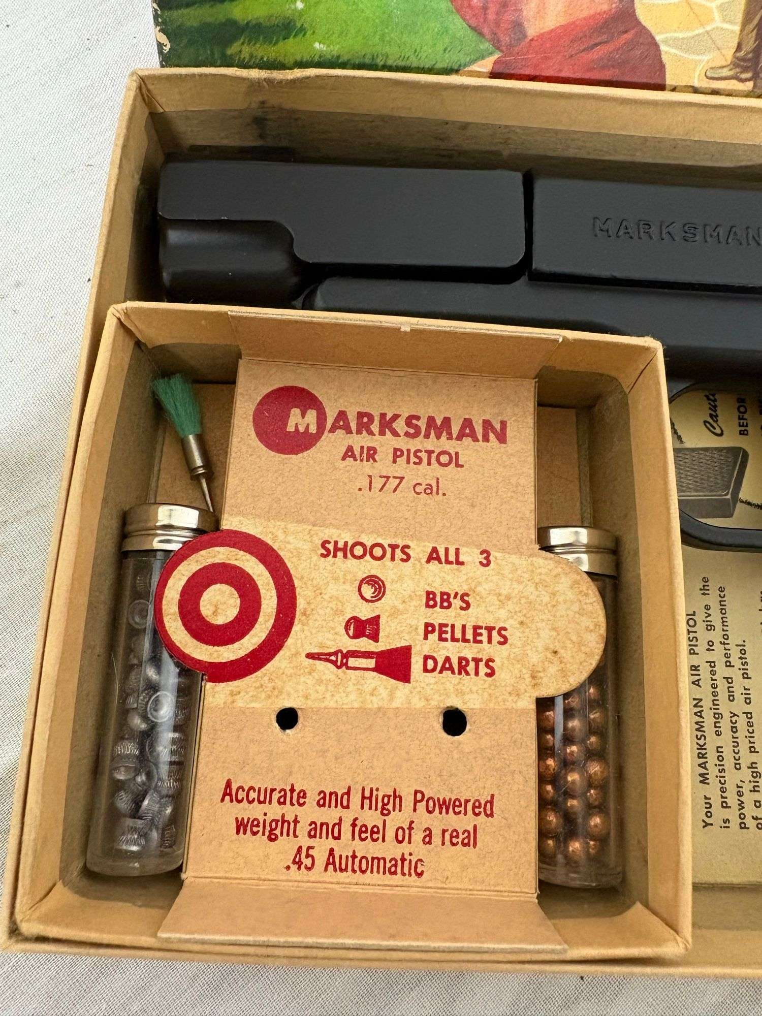 Vintage Marksman USA Air BB Pistol (with box) - Kaufman Realty & Auctions
