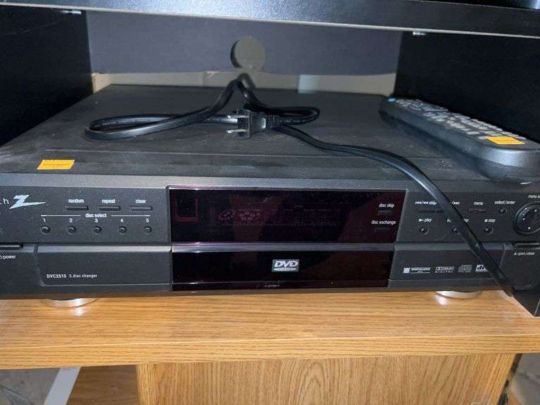 Zenith DVD Player with Remote - Kaufman Realty & Auctions