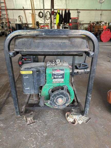 Briggs&Stratton 8 HP Powermate 400 Generator - Kaufman Realty & Auctions