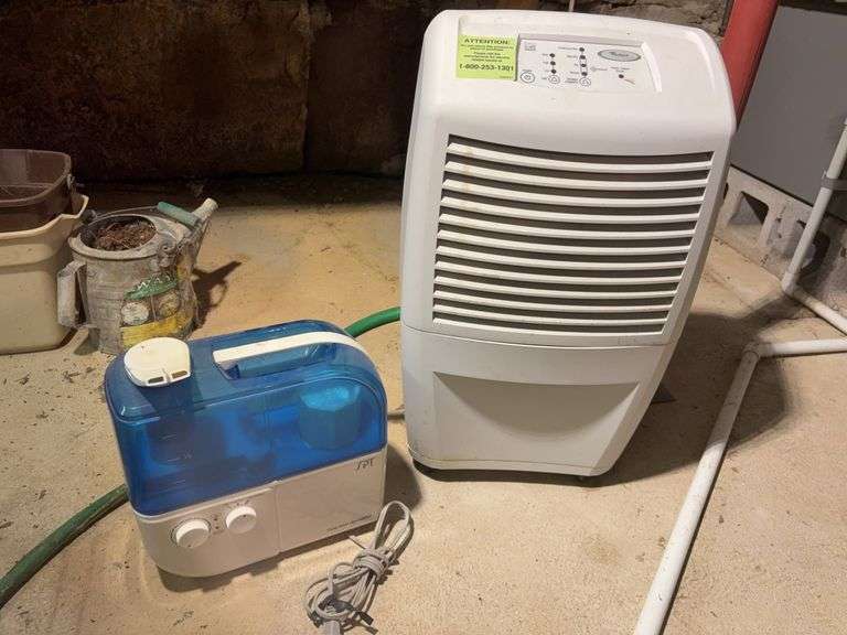 Whirlpool dehumidifier and SPT dual mist humidifier - Kaufman Realty ...