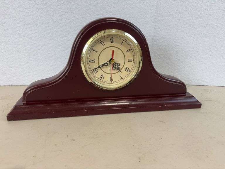 Quartz Mantle Clock - Kaufman Realty & Auctions