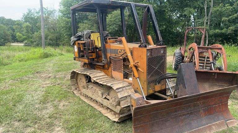Case 450B Dozer with Winch - Kaufman Realty & Auctions