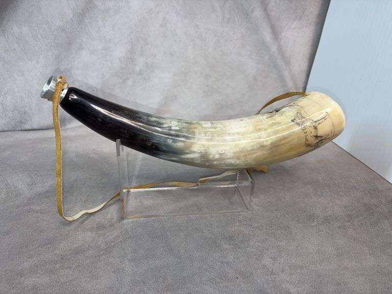 Bugle with Custom Engraving - Kaufman Realty & Auctions