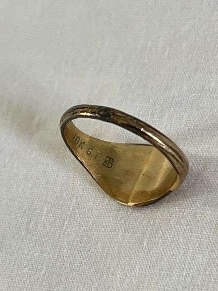 Vintage ring- marked 10K G.F. - Kaufman Realty & Auctions