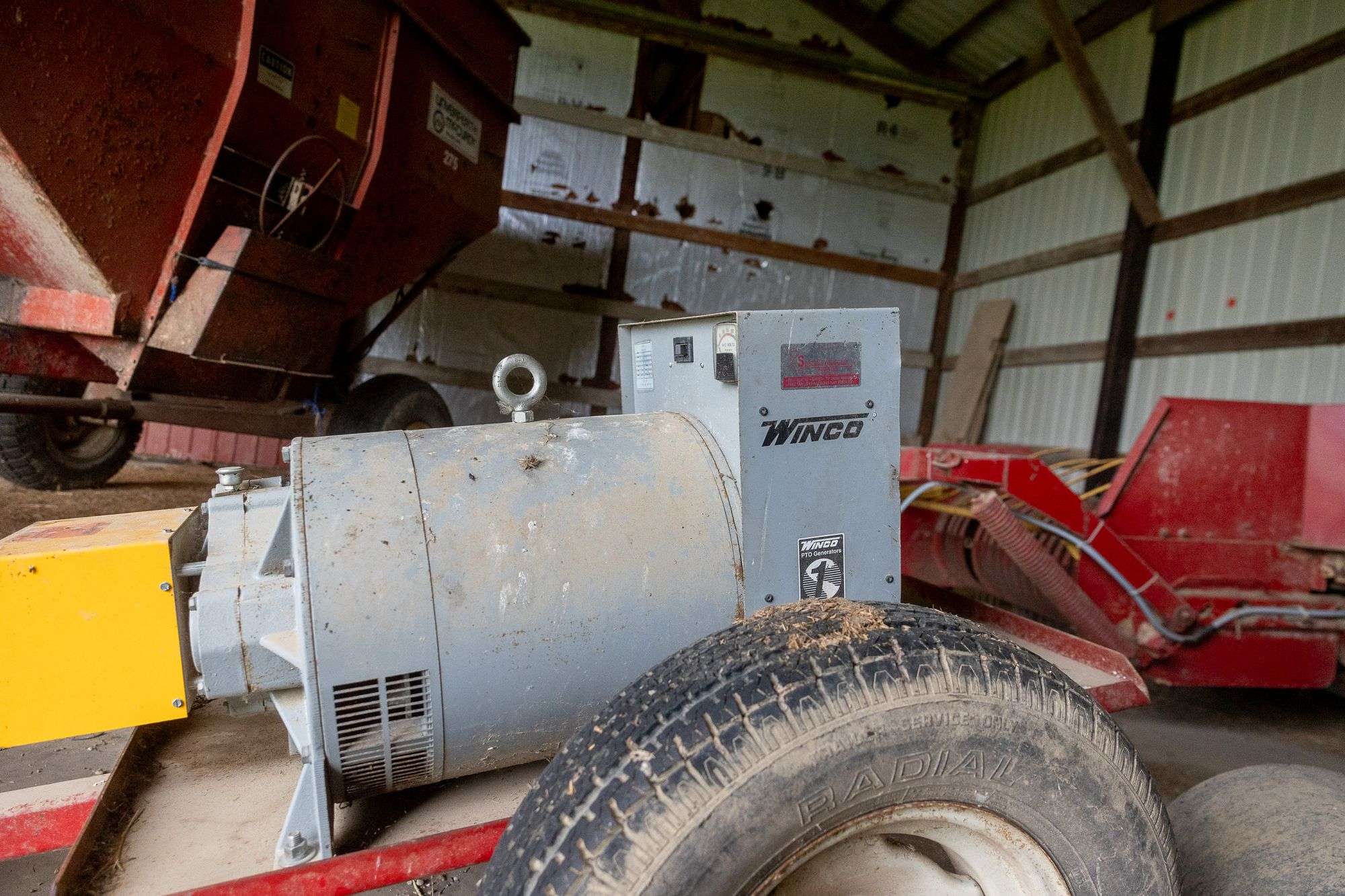 WINCO 50,000 WATT PTO GENERATOR - Kaufman Realty & Auctions