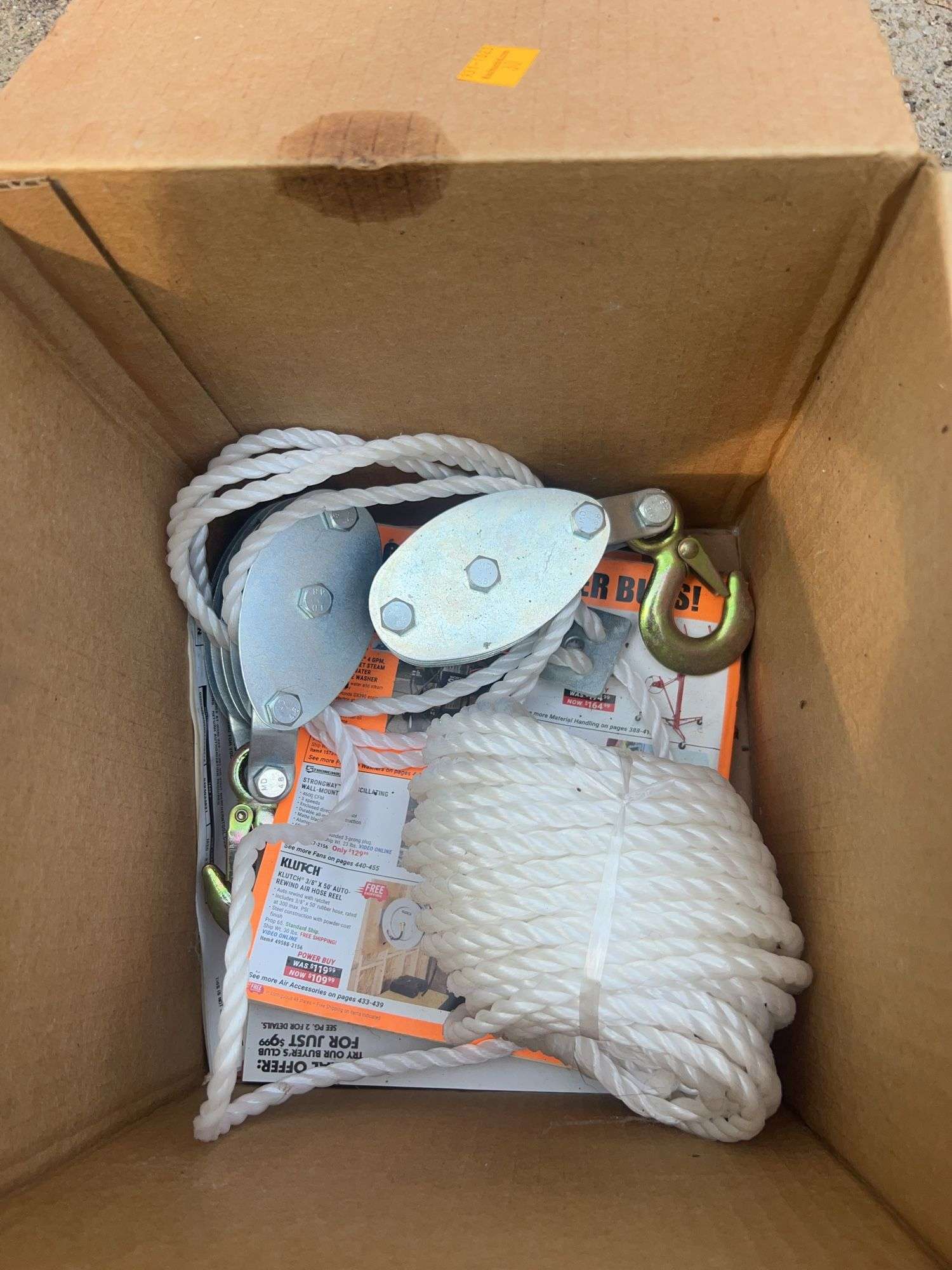 Rope Block and Tackle - Kaufman Realty & Auctions
