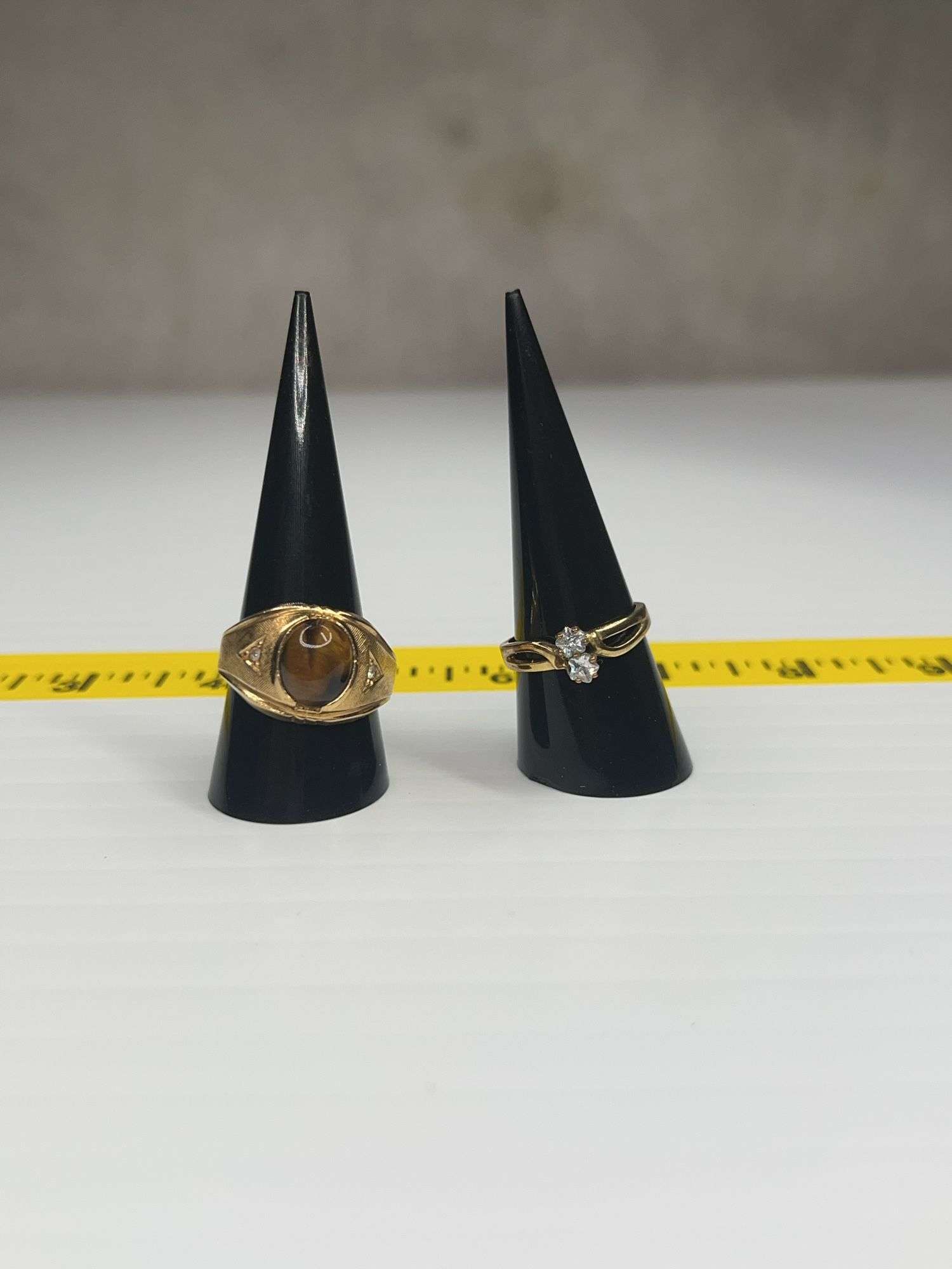 18k GE and 18k GP Rings - Kaufman Realty & Auctions