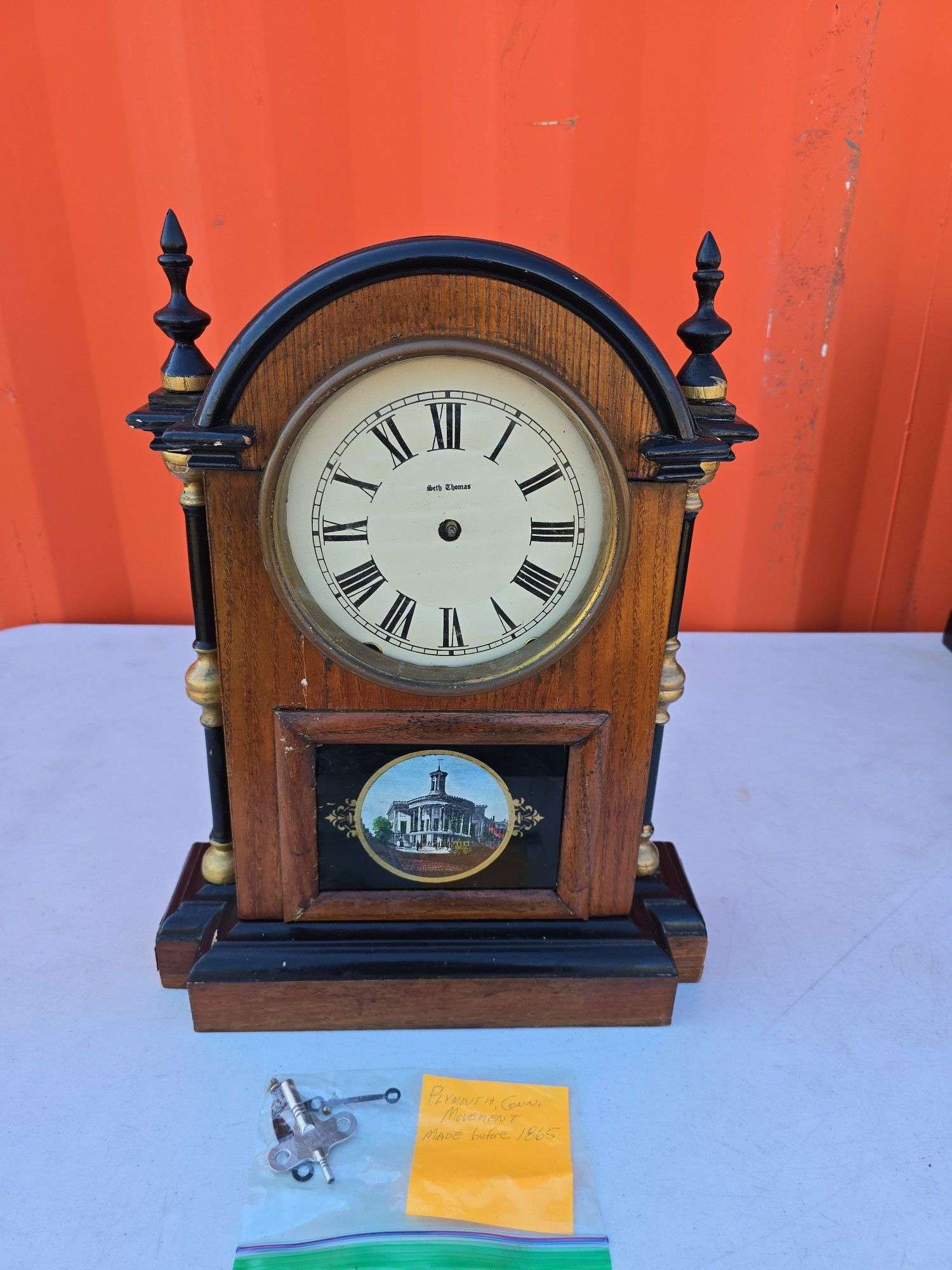 SETH THOMAS CITY SERIES CINCINNATI 1890'S WINDUP CLOCK - Kaufman Realty ...