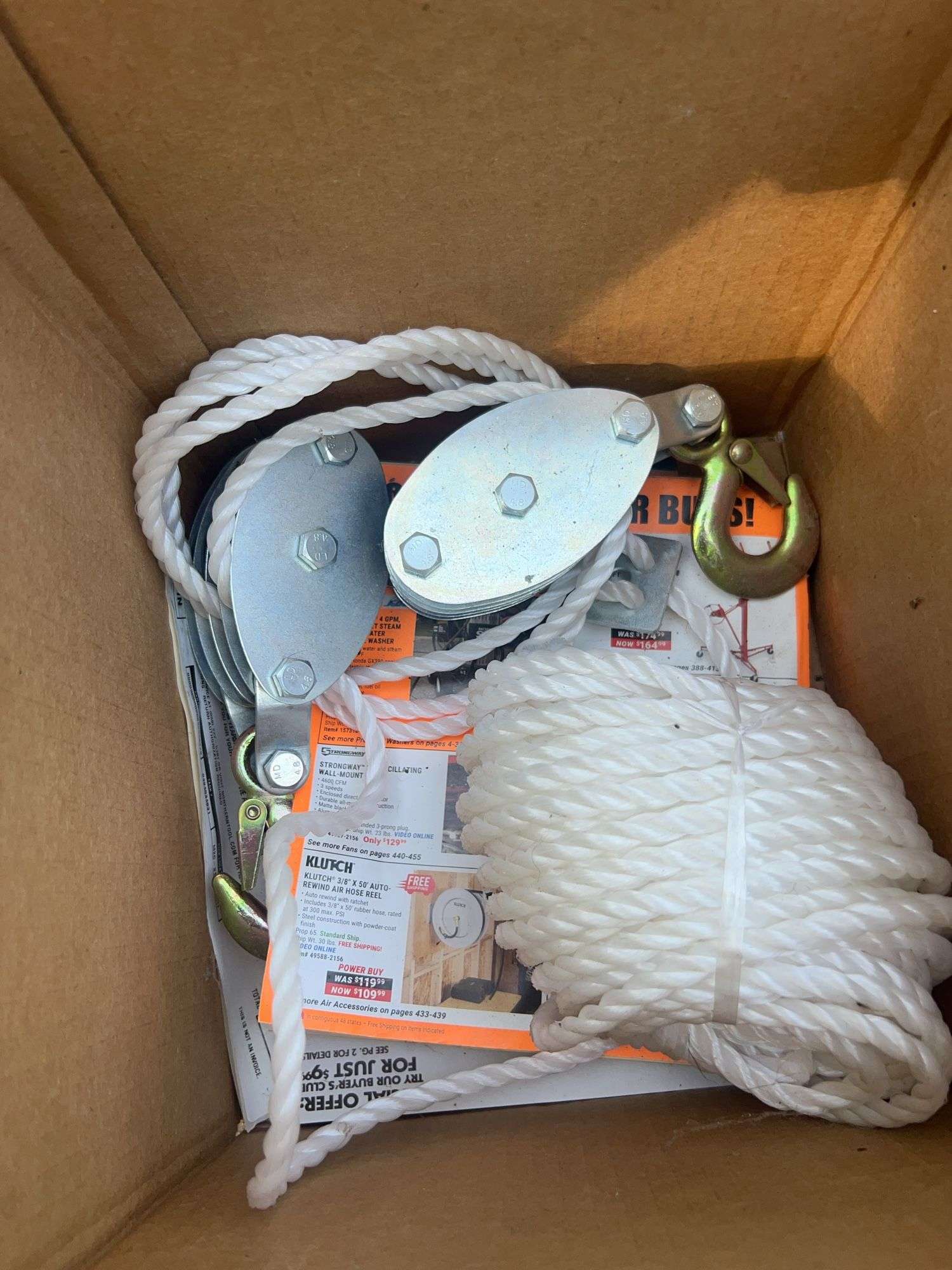 Rope Block and Tackle - Kaufman Realty & Auctions
