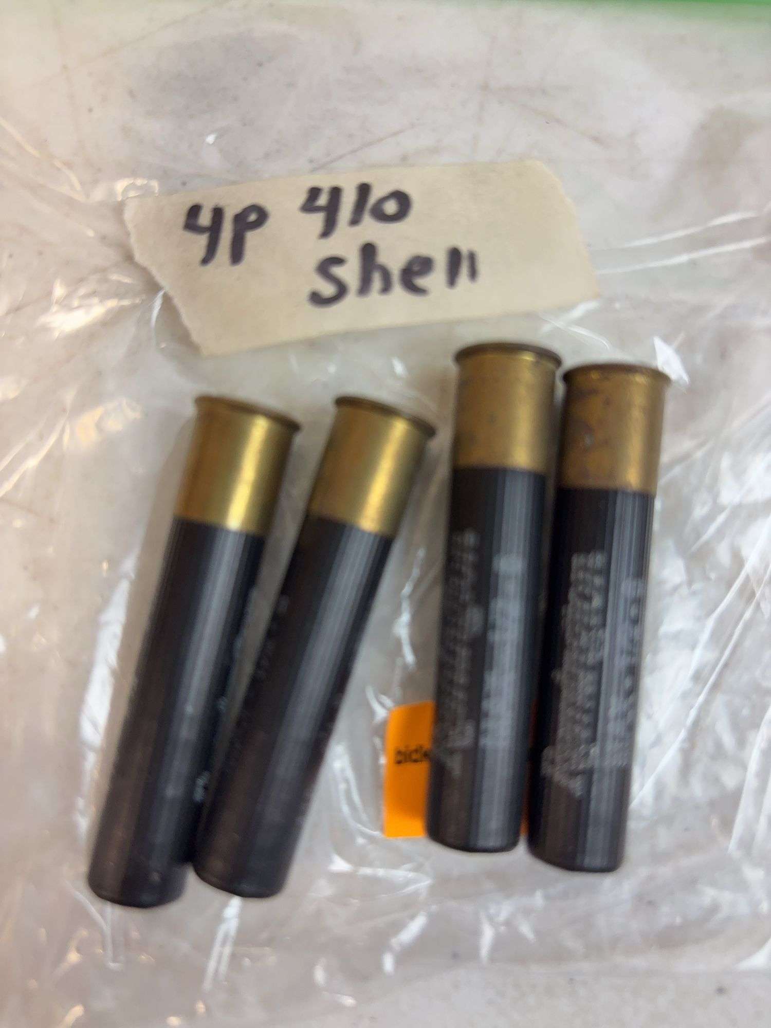 Full box of Remington slugger 410 gauge - 2.5" and (4) 410 shells ...