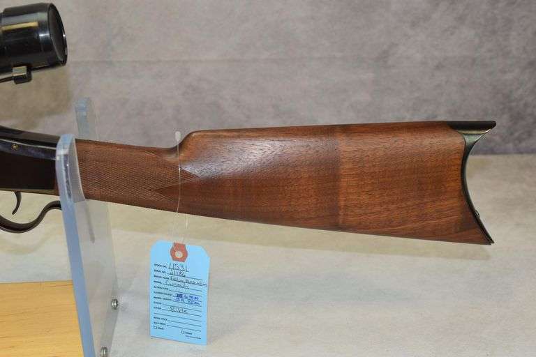 Falling Block Works High Wall Cal 6 MM BR Rimmed Bushnell 6-18 Scope ...