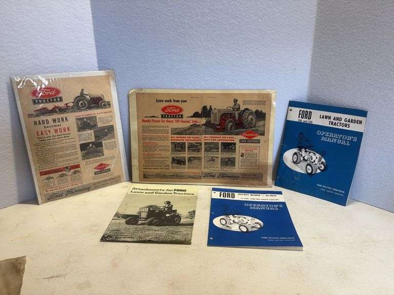Ford Tractors Ads & Manuals - Kaufman Realty & Auctions