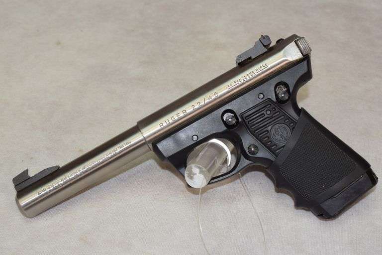 Ruger Mod 22/45 Target Cal .22 LR - Kaufman Realty & Auctions