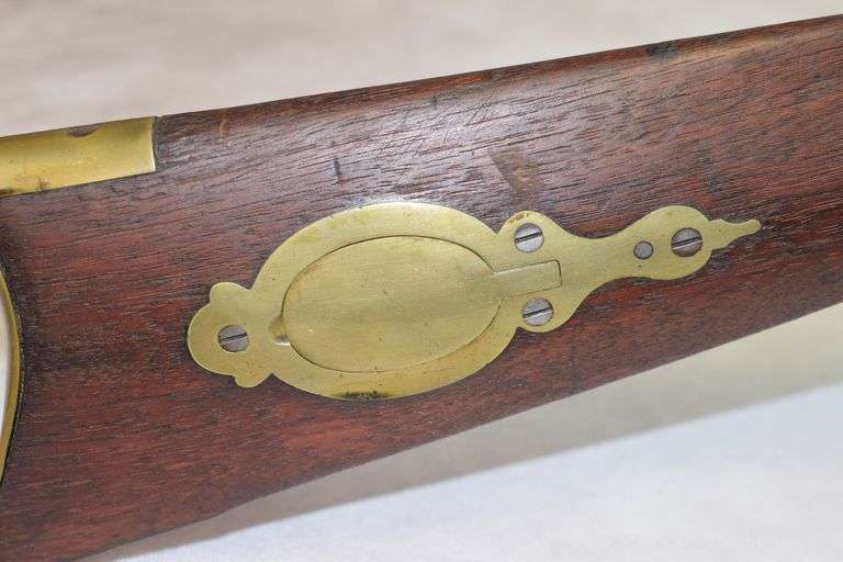 James Brown Pittsburg Pa Half Stock Muzzleloader Cal .38 39” Barrel ...