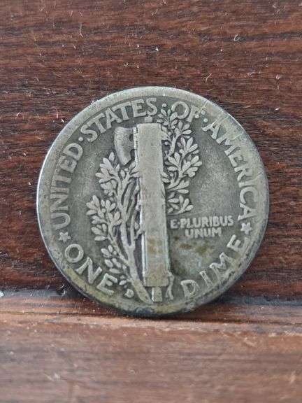 COMPLETE SET MERCURY DIMES IN ALBUM - Kaufman Realty & Auctions